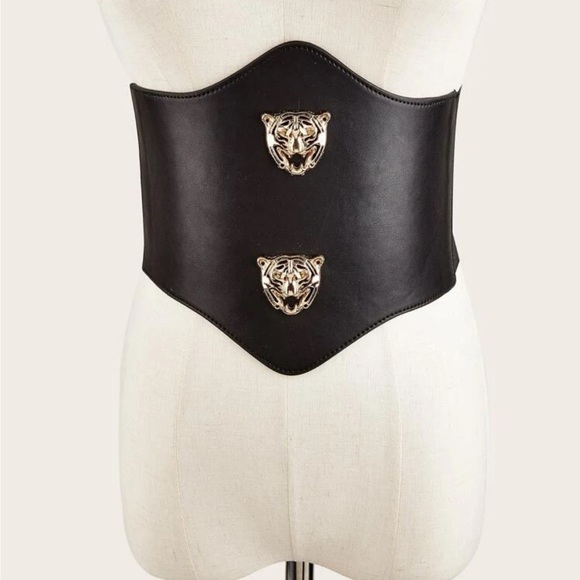 Rebellious Rose | Accessories | Tiger Head Decor Corset Belt | Poshmark